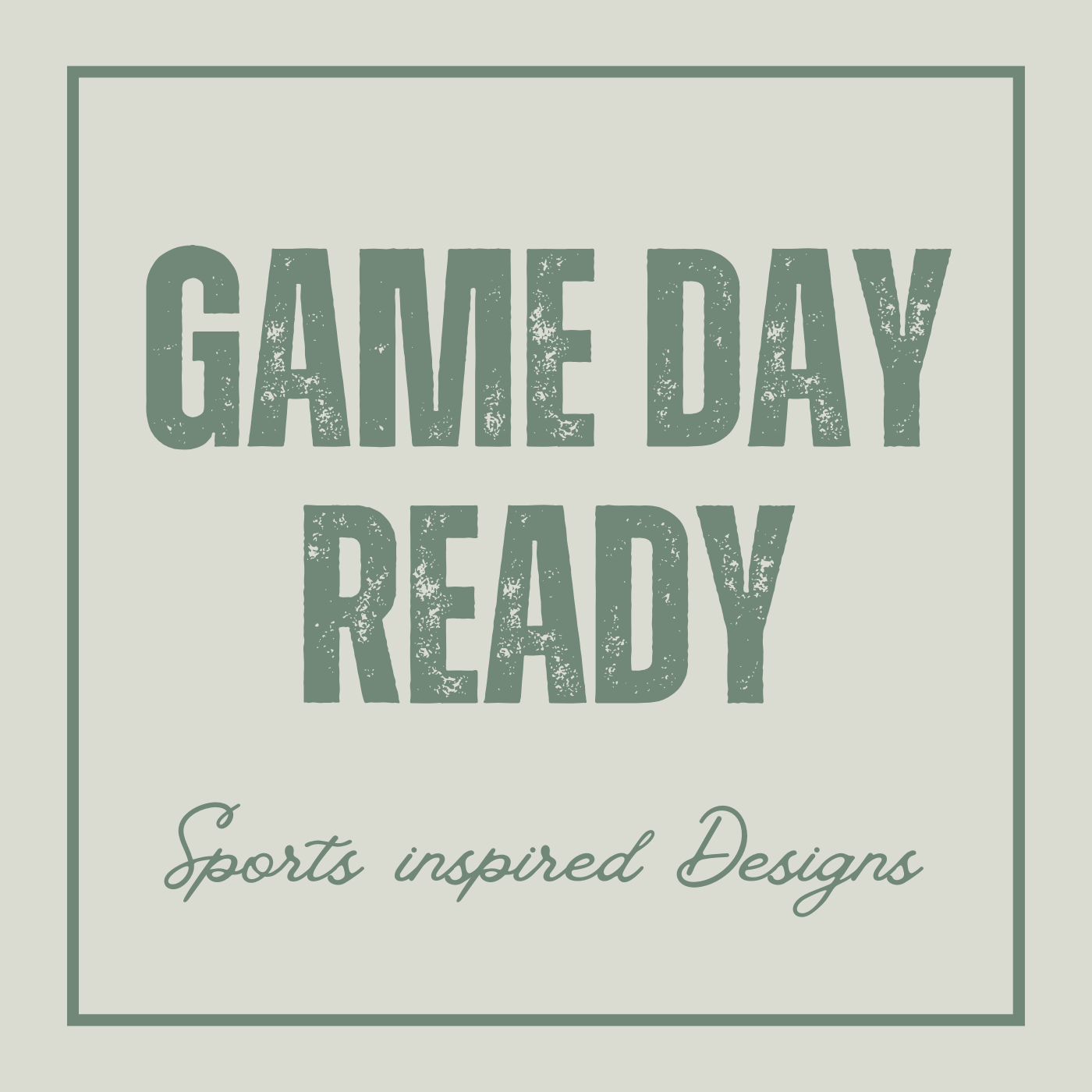 Game Day Ready – Furlong Design Studio