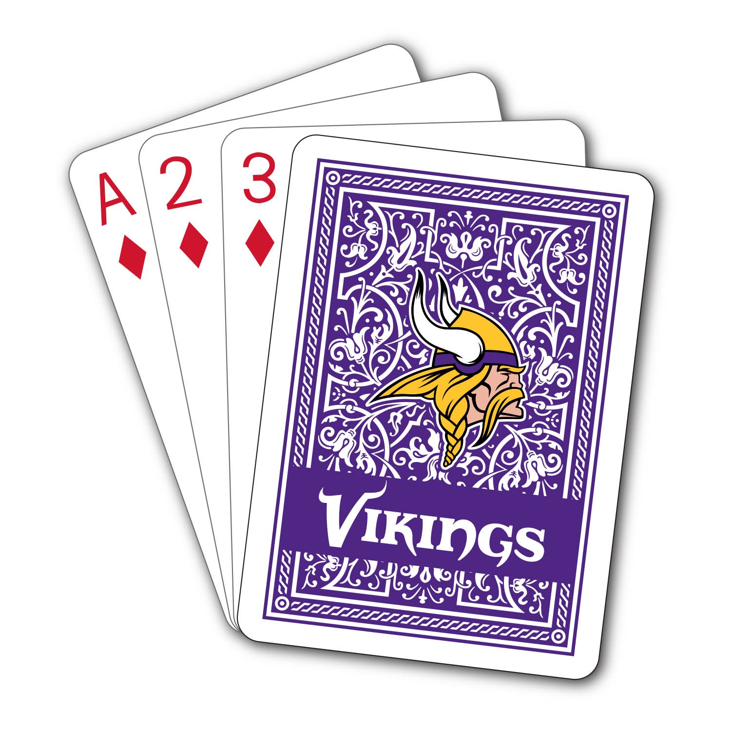 Minnesota Vikings Playing Cards – FurlongDesignStudio